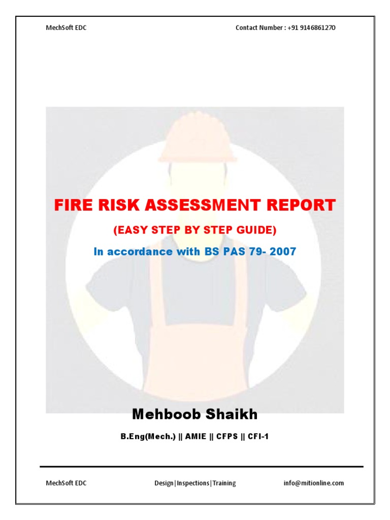 Fire Risk Assessment - Report Writing | PDF | Fires | Fire Safety