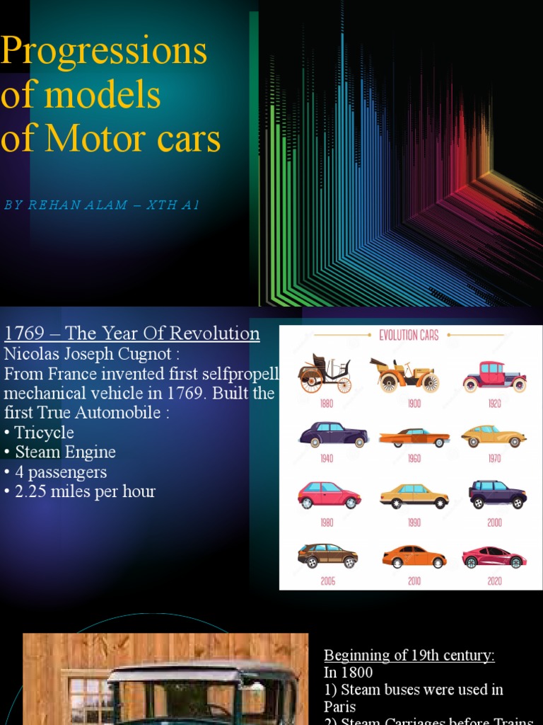 Evolution of Motor Car Models | PDF | Technology & Engineering