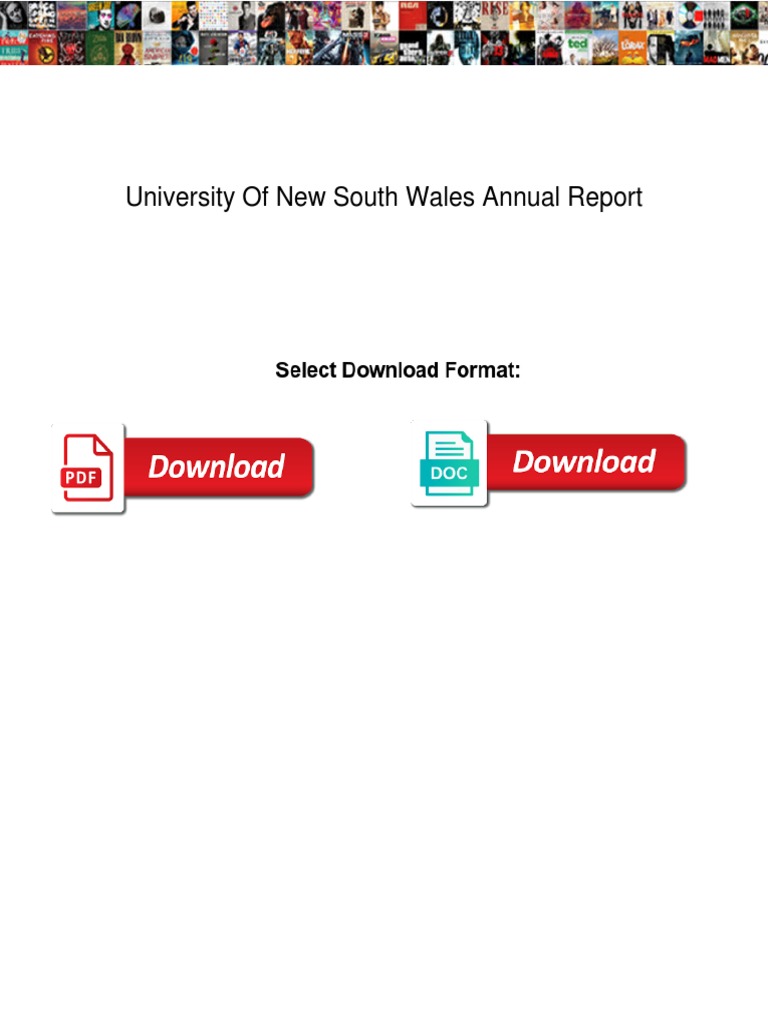 UNSW Annual Report Overview | PDF | New South Wales | Trust Law