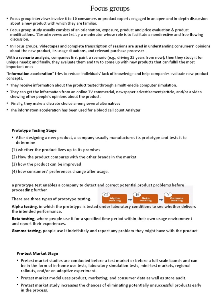 Focus Groups | PDF | Focus Group | Brand