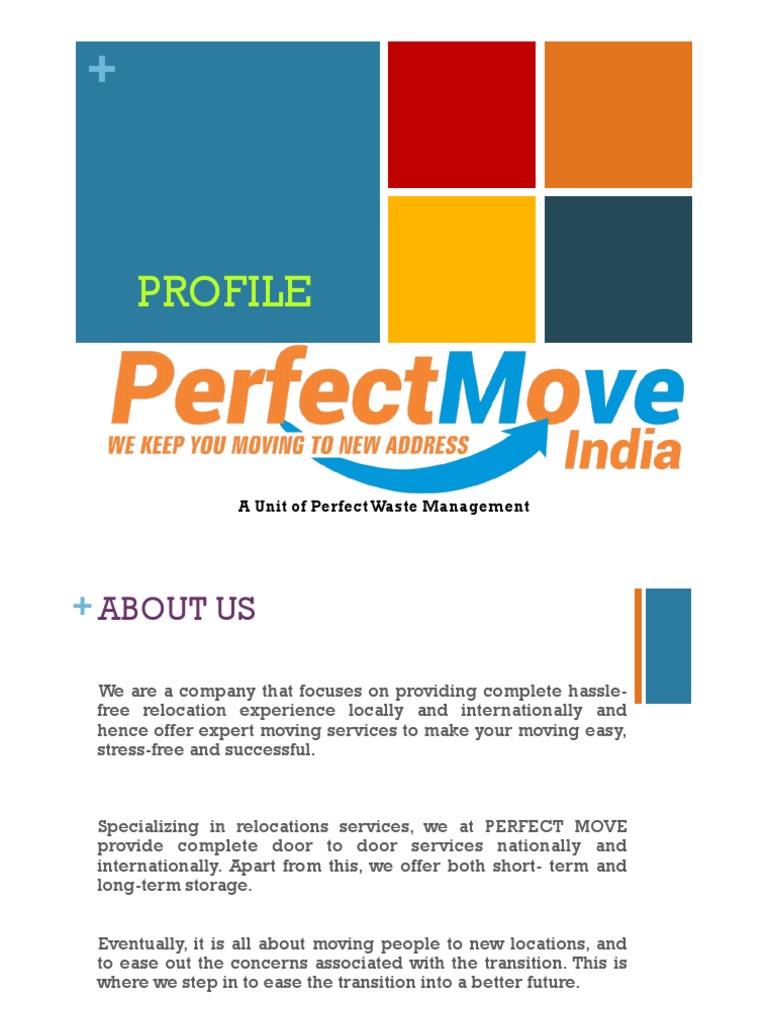 Perfect Move Profile | PDF | Logistics | Pet