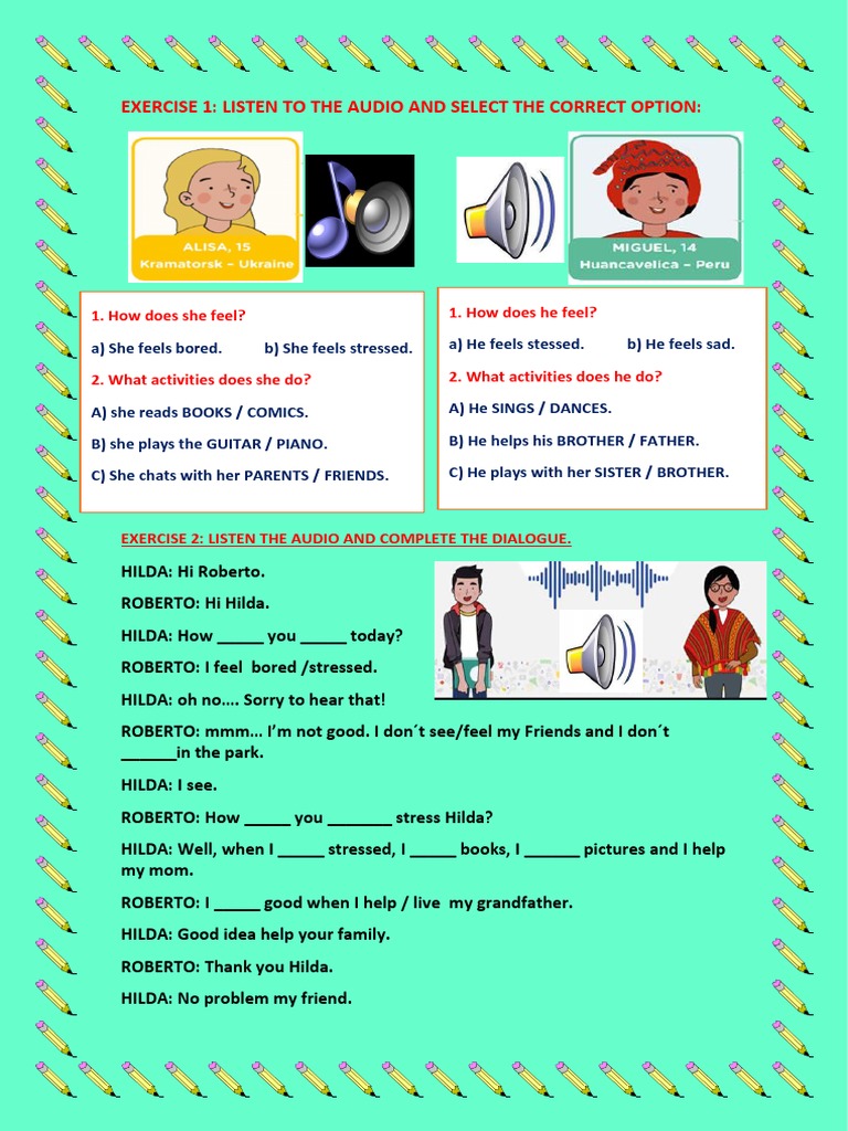 Practica de Listening United 3 Lesson2 | PDF
