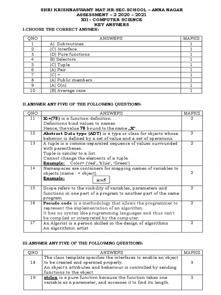 Ichoose The Correct Answer Pseudo Code Is A Methodology That Allows The Programmer To Pdf 1442