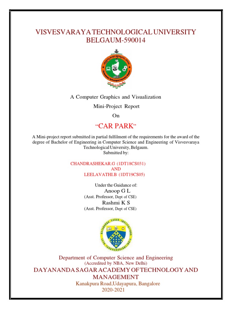 Car Park Report | PDF | Callback (Computer Programming) | Computer Graphics