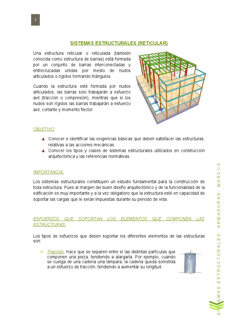 Estructura Reticular | PDF | Braguero | Ingeniería mecánica
