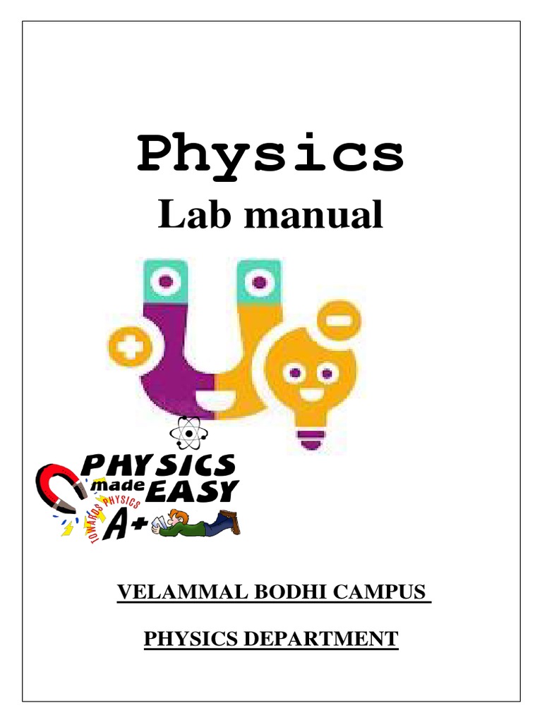 Lab Manual - Class 12-Physics | PDF | P–N Junction | Diode