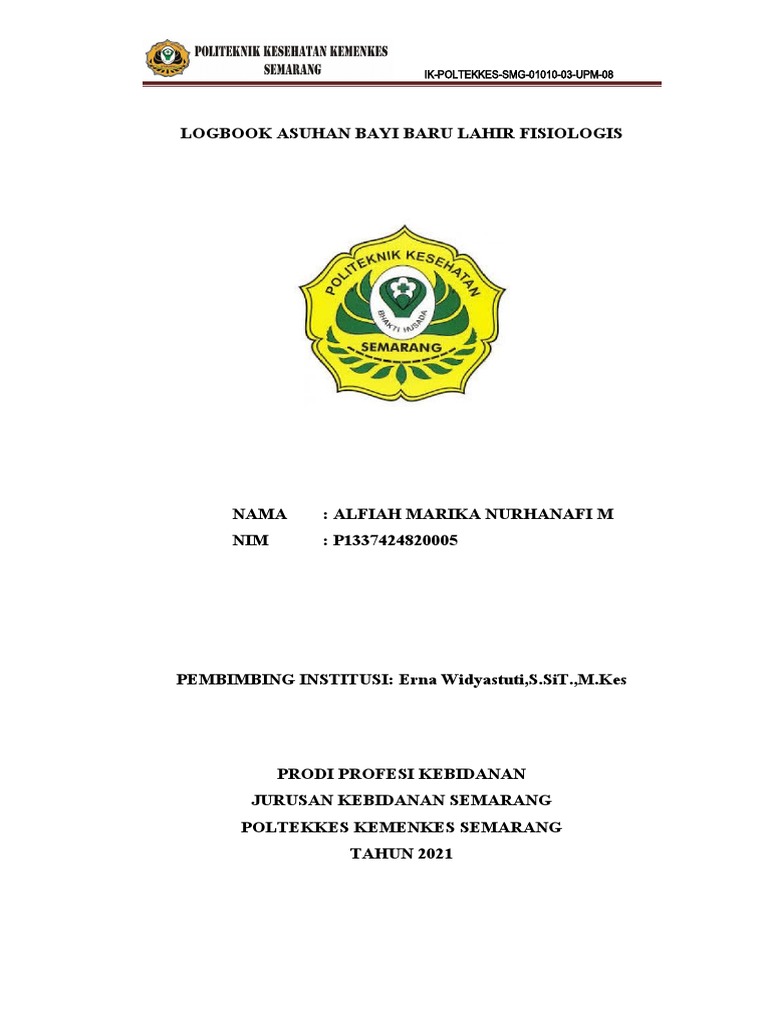 Logbook Asuhan BBL | PDF
