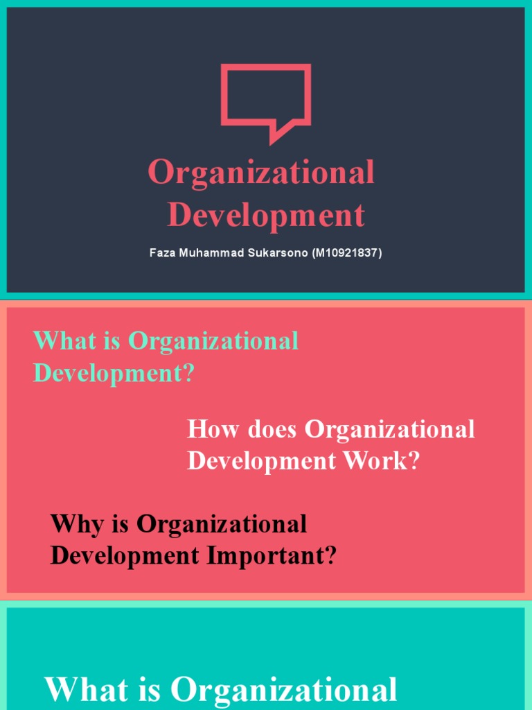 OB - Report 16 - Organizational Development | PDF | Organization ...