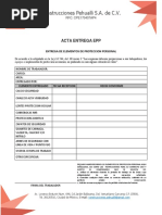 5 Acta Entrega EPP | PDF