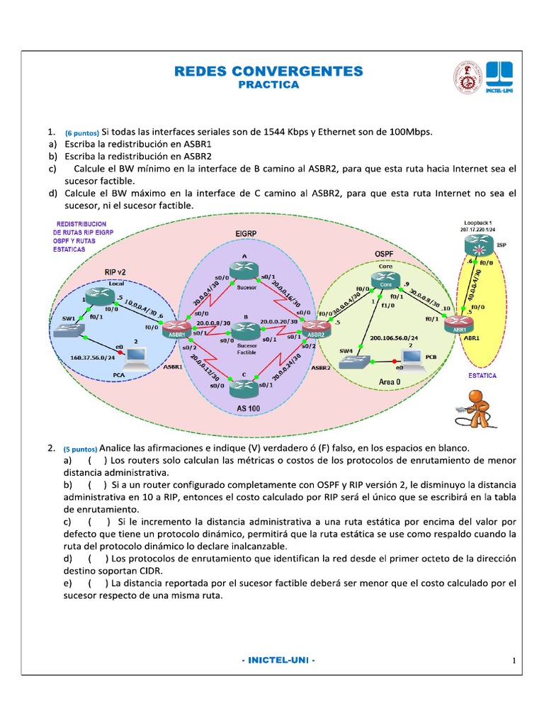 Practica 1 de Redes Convergentes 1 | PDF