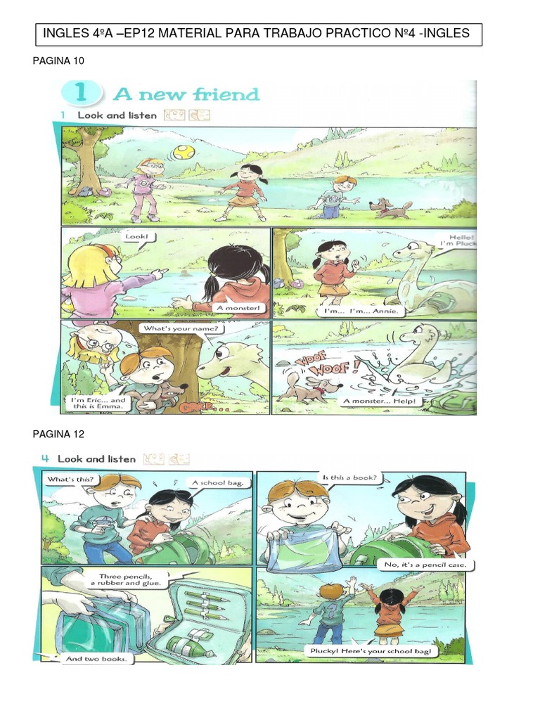 Material para Trabajo Practico 4 4º A Ep12 Junio | PDF