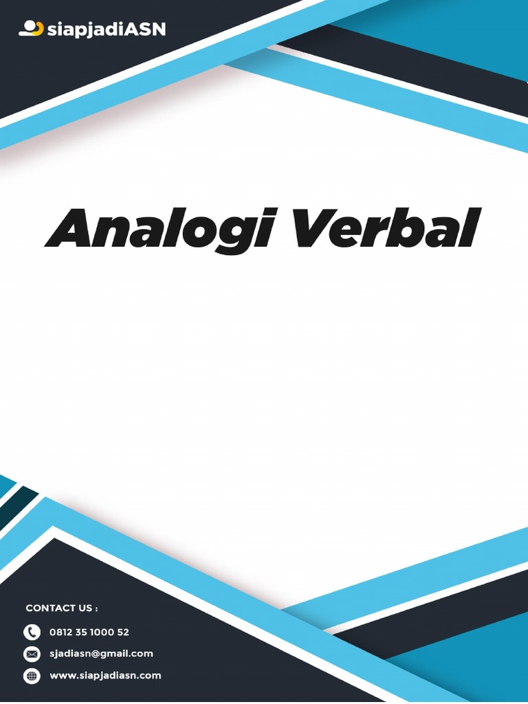 Analogi Verbal | PDF