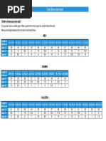 Size Chart - Bata | PDF | Sports & Recreation | Home & Garden
