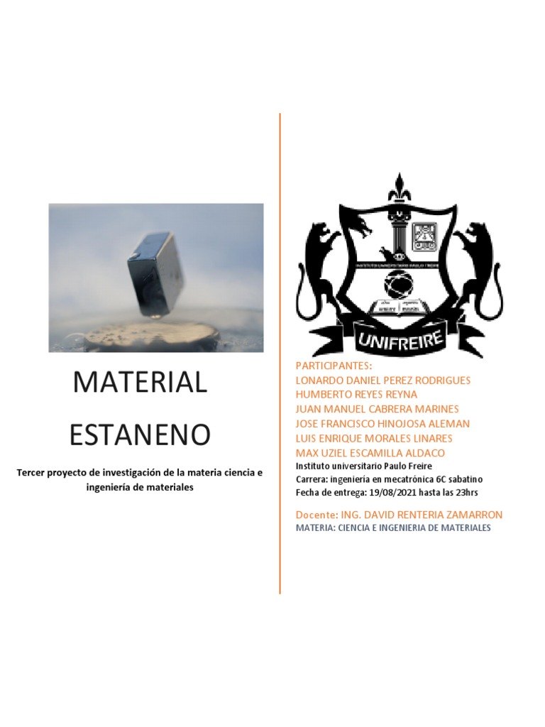 Ciencia e Ingenieria de Materiales Profe Zamarron | PDF | Aislador ...