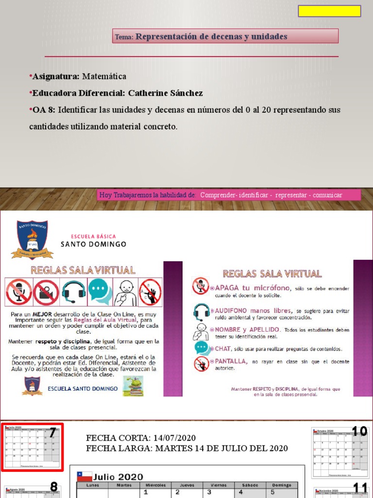 Representación de Decenas y Unidades | PDF