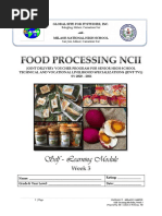 DLL Food Processing | PDF | Educational Assessment | Teachers