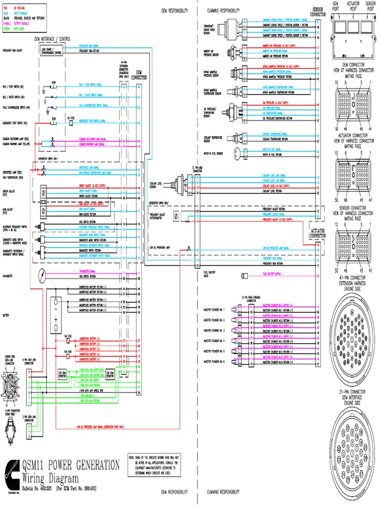 QSM11 CM570 Power Gen 4021323 Rev 0 | PDF