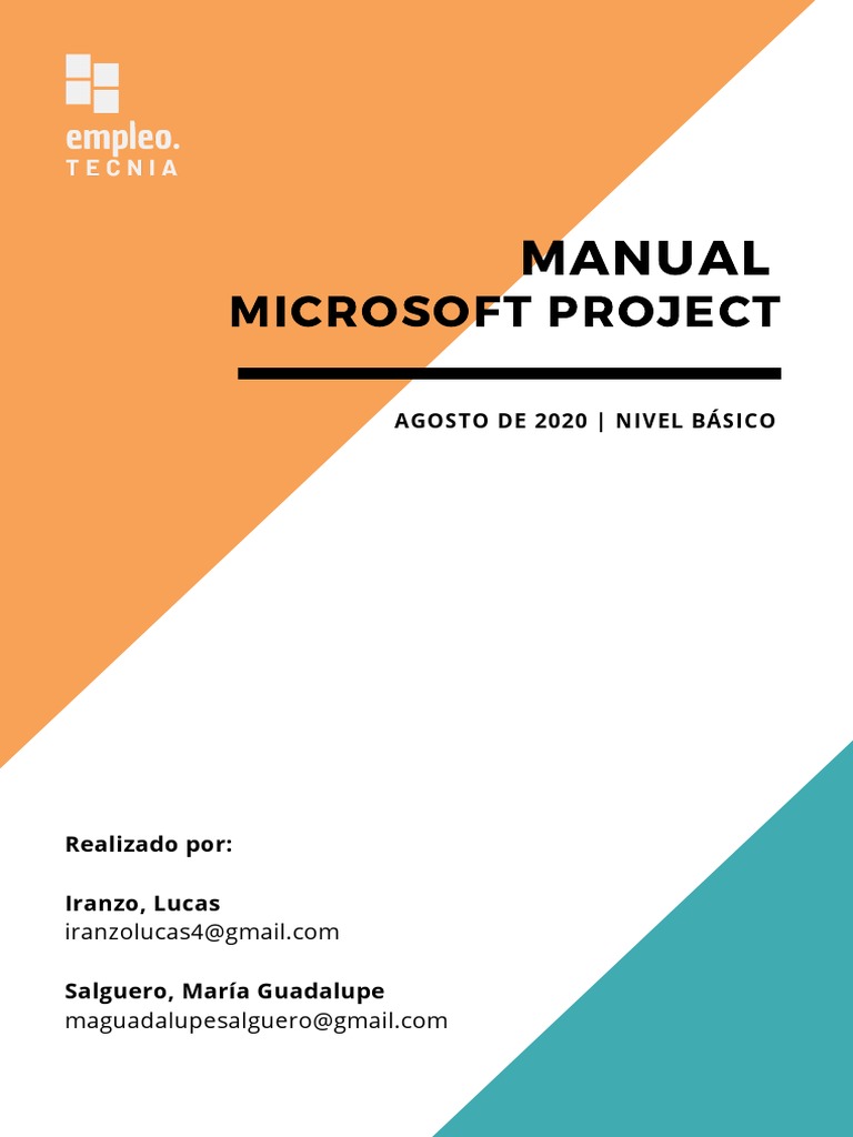 Manual Ms Project | PDF | Informática