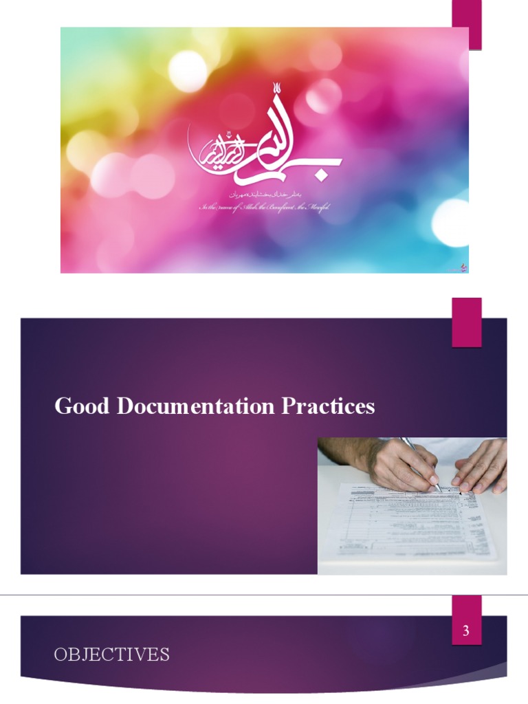 good documentation practice-یادگاری | PDF