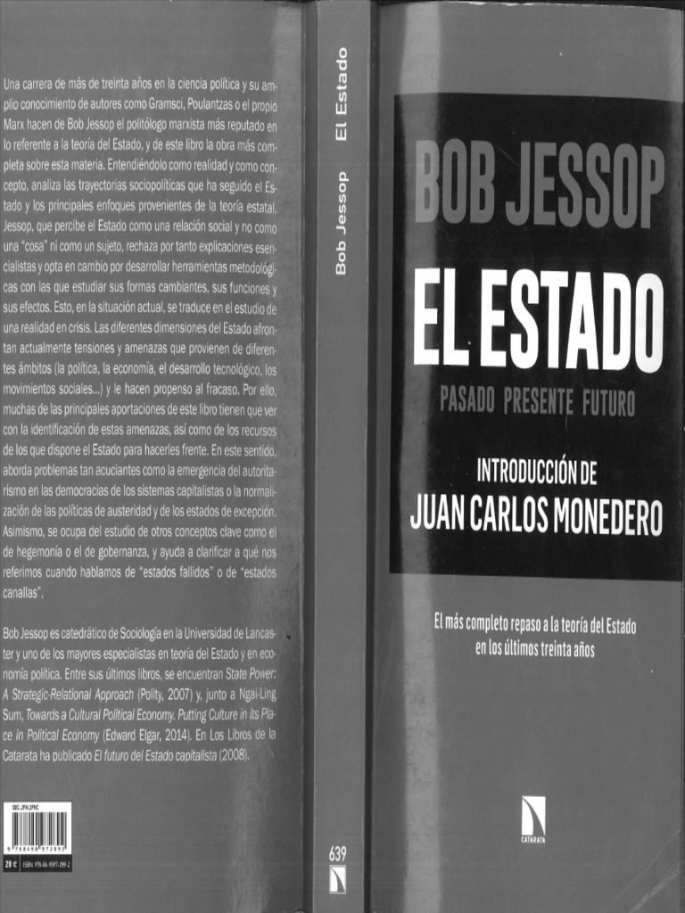 BOB JESSOP Libro Completo El Estado Pasado-Present-Futuro | PDF