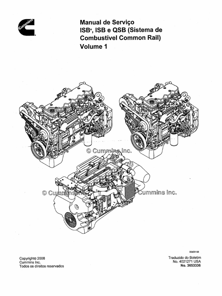 Manual - De.servicocummins ISB ISC - Volume1 | PDF