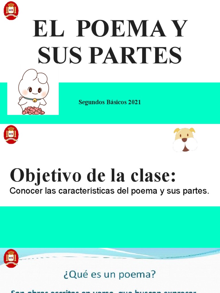 Partes del poema para niños | PDF