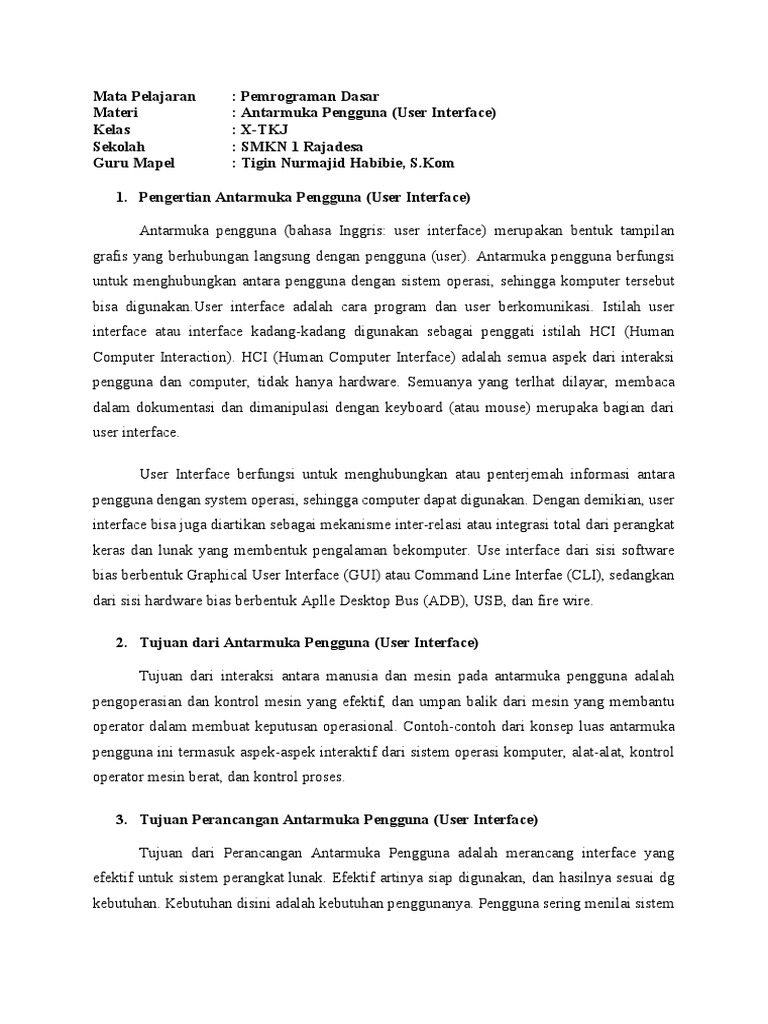 3.10 User Interface | PDF