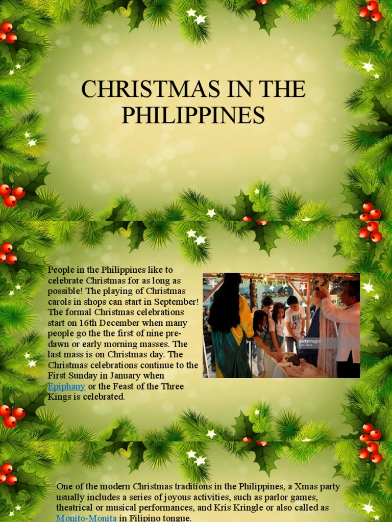 Christmas in The Philippines | PDF