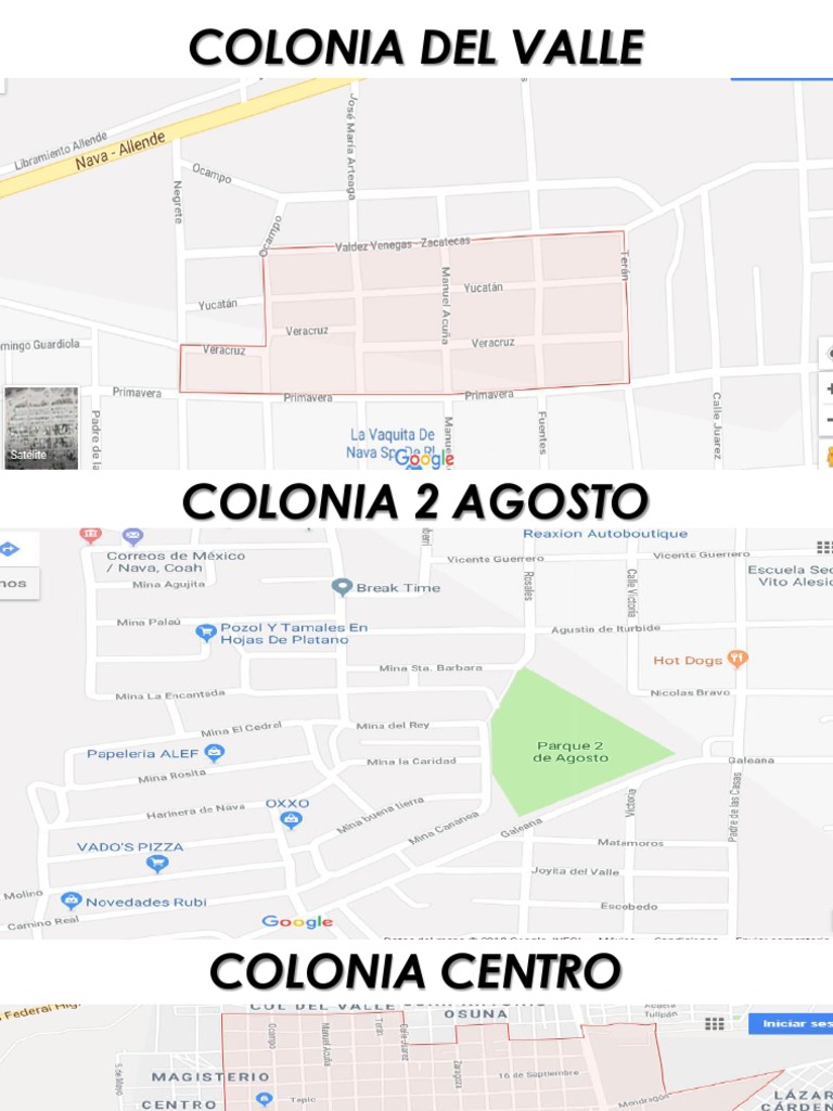 Colonias Nava Coahuila | PDF