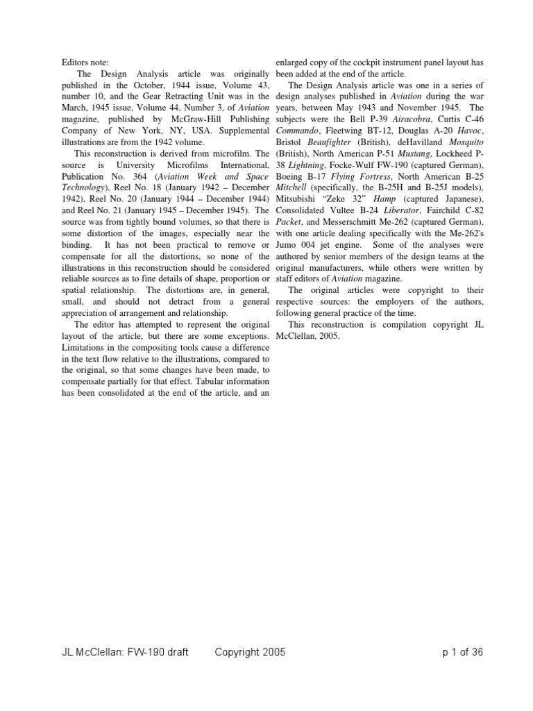 Commando, Fleetwing BT 12, Douglas A 20 Havoc,: JL Mcclellan: Fw-190 ...