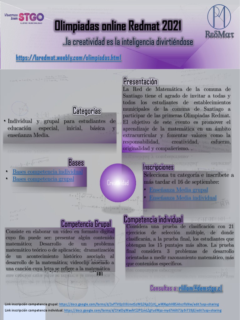 Poster Olimpiadas 2021 Ed Media | PDF