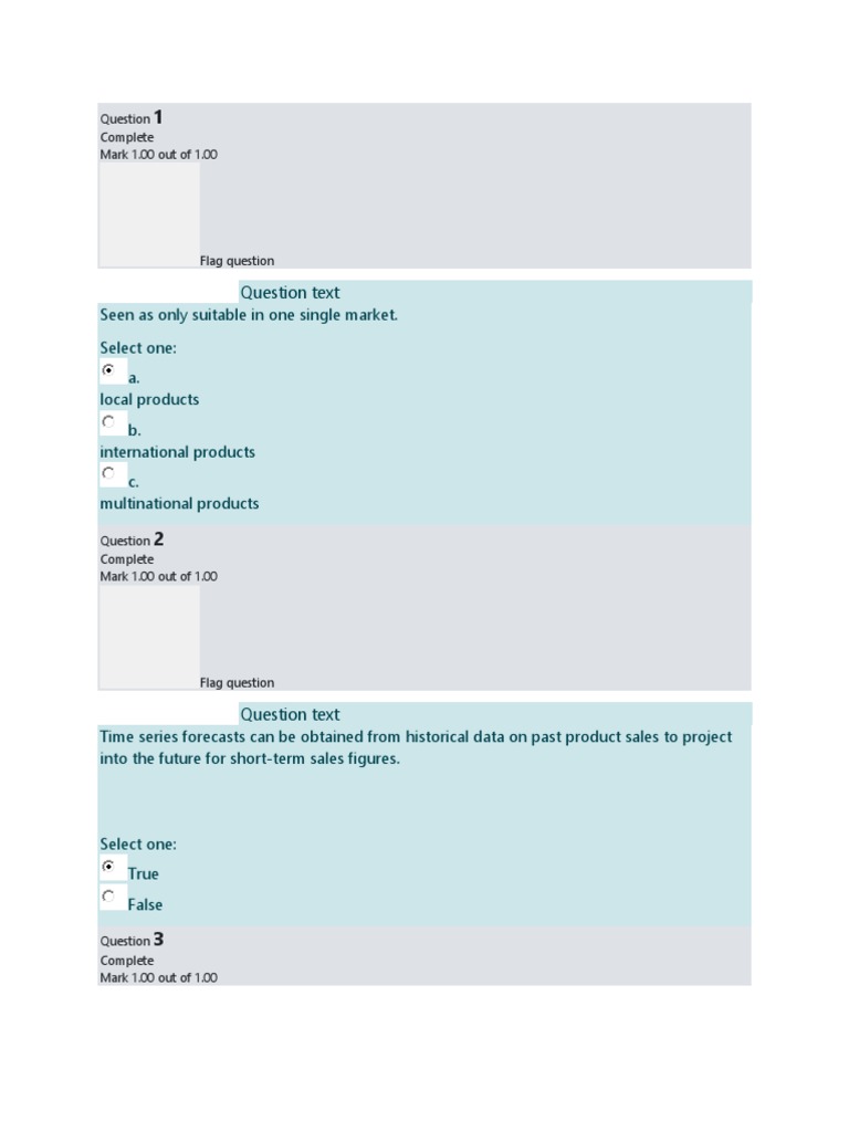 Product Management Final Exam | PDF | Marketing | Market (Economics)