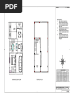 2D AutoCAD House Plan 38x48 with Dimensions | PDF