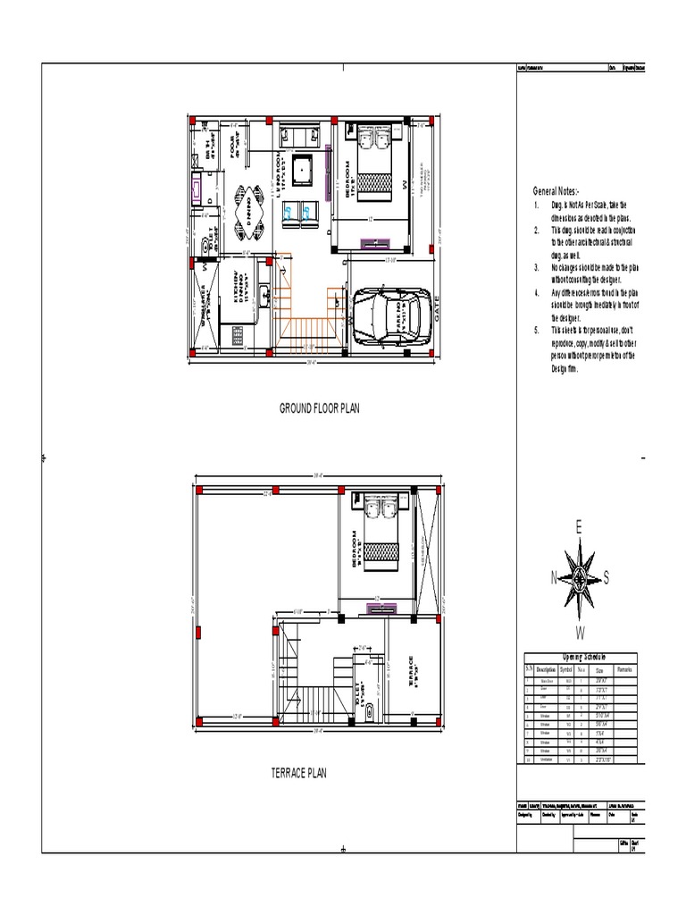 Ground Floor Plan: General Notes | PDF | Home | Queensland Heritage ...
