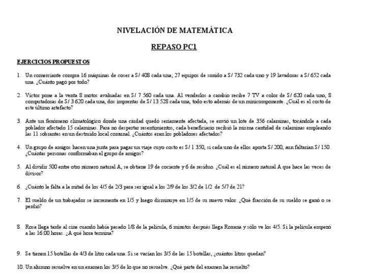 S02.s1 - Resolver Ejercicios | PDF