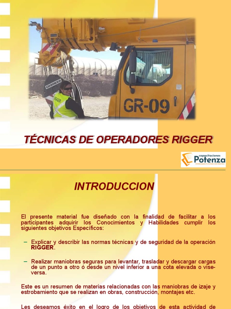 Curso de Rigger | PDF | Mano | Acero