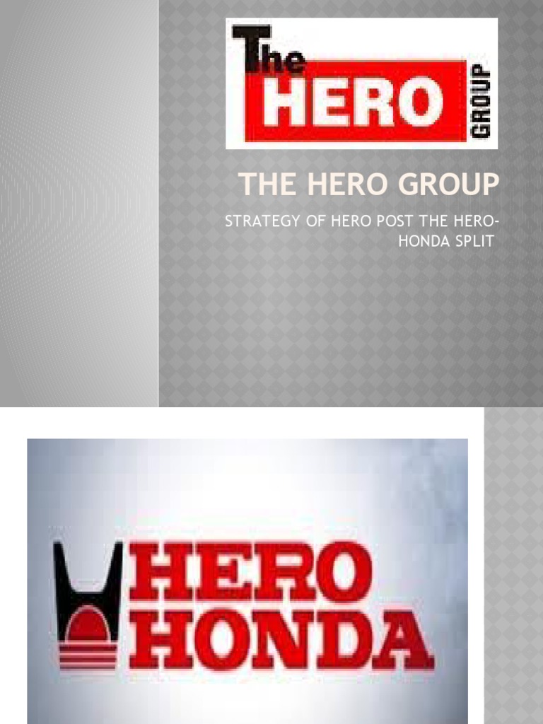 Hero Group's Post-Split Strategy | PDF