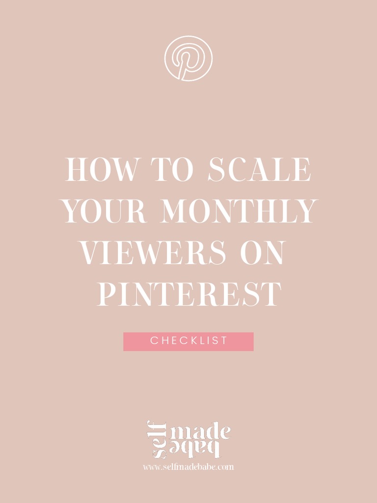 Pinterest Checklist | PDF
