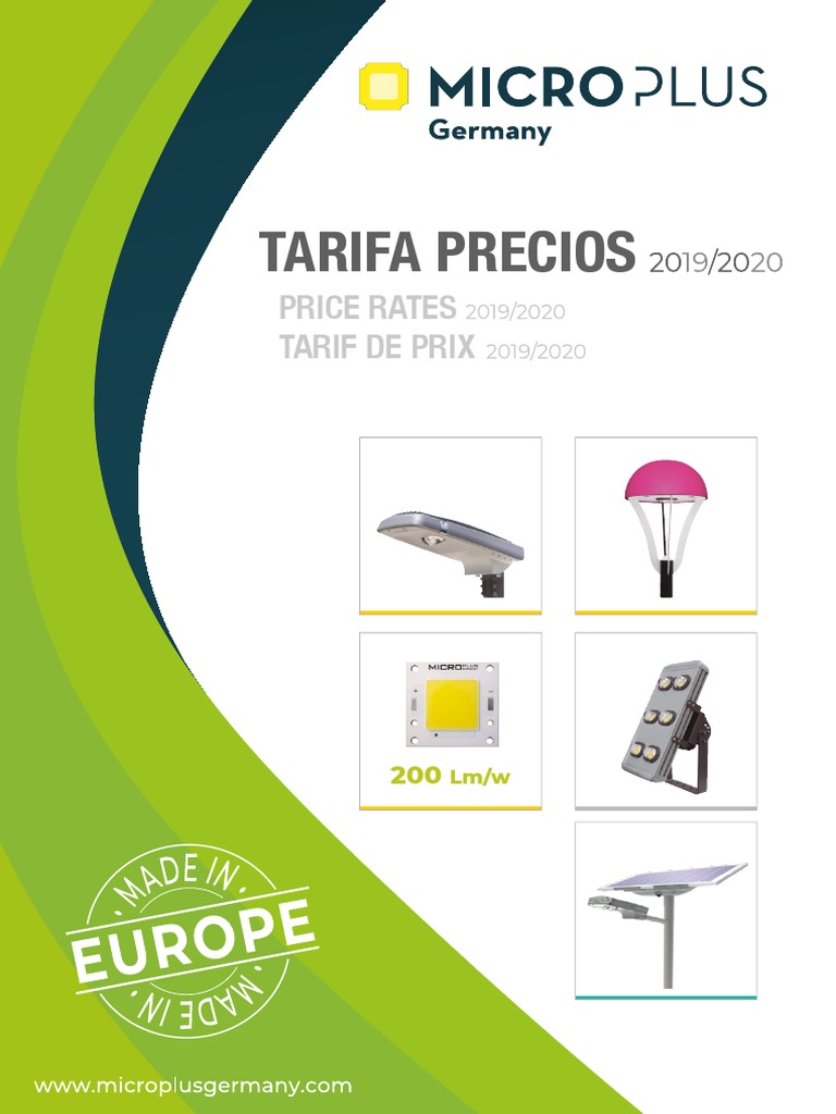 Microplus Germany Catálogo y Precios 2020 | PDF