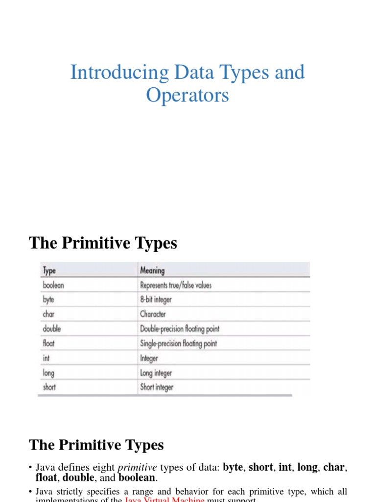 Data Types | PDF | Data Type | Control Flow
