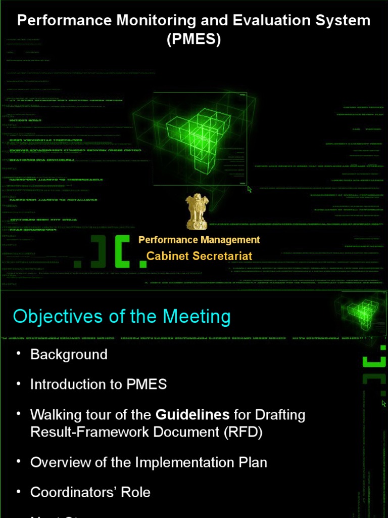 Performance Monitoring and Evaluation System (PMES) : Cabinet ...
