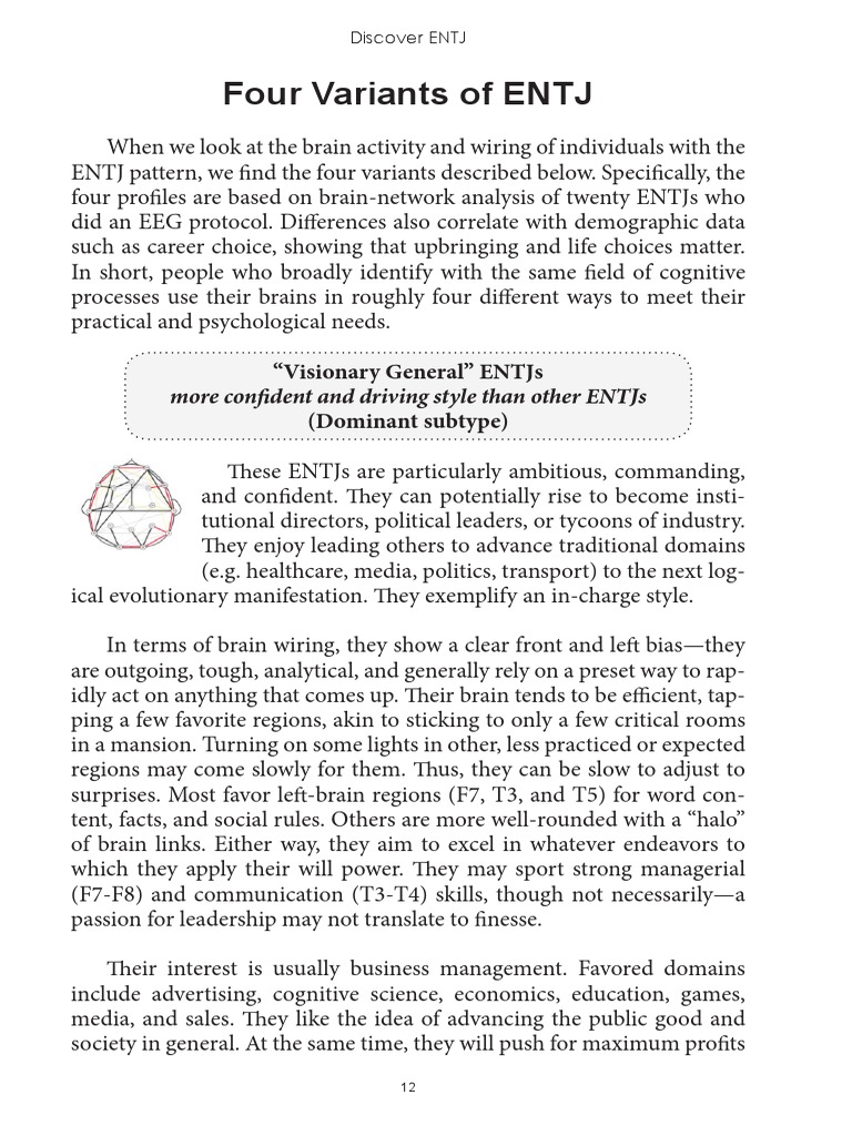 Four Variants of Entj: More Confi Dent and Driving Style Than Other ...