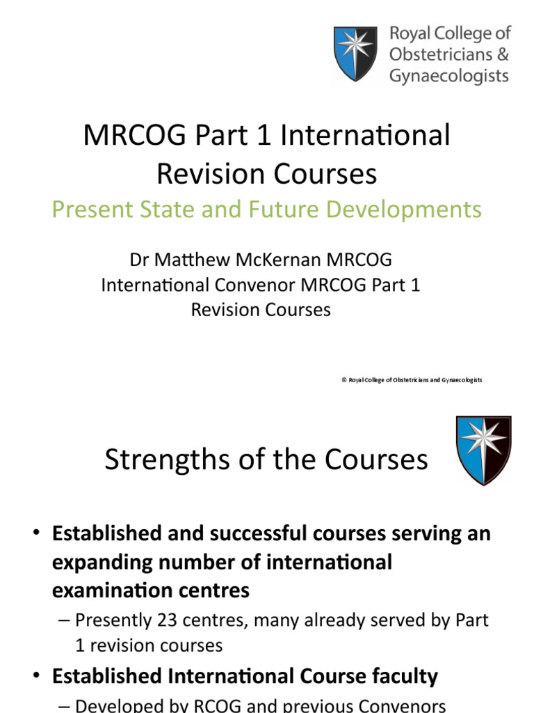 4 China 2018 Part 1 MRCOG Strategy MM | PDF | Health Care | Cognition