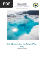 Narrative Report On SPG Election | PDF | Cognition | Behavior Modification