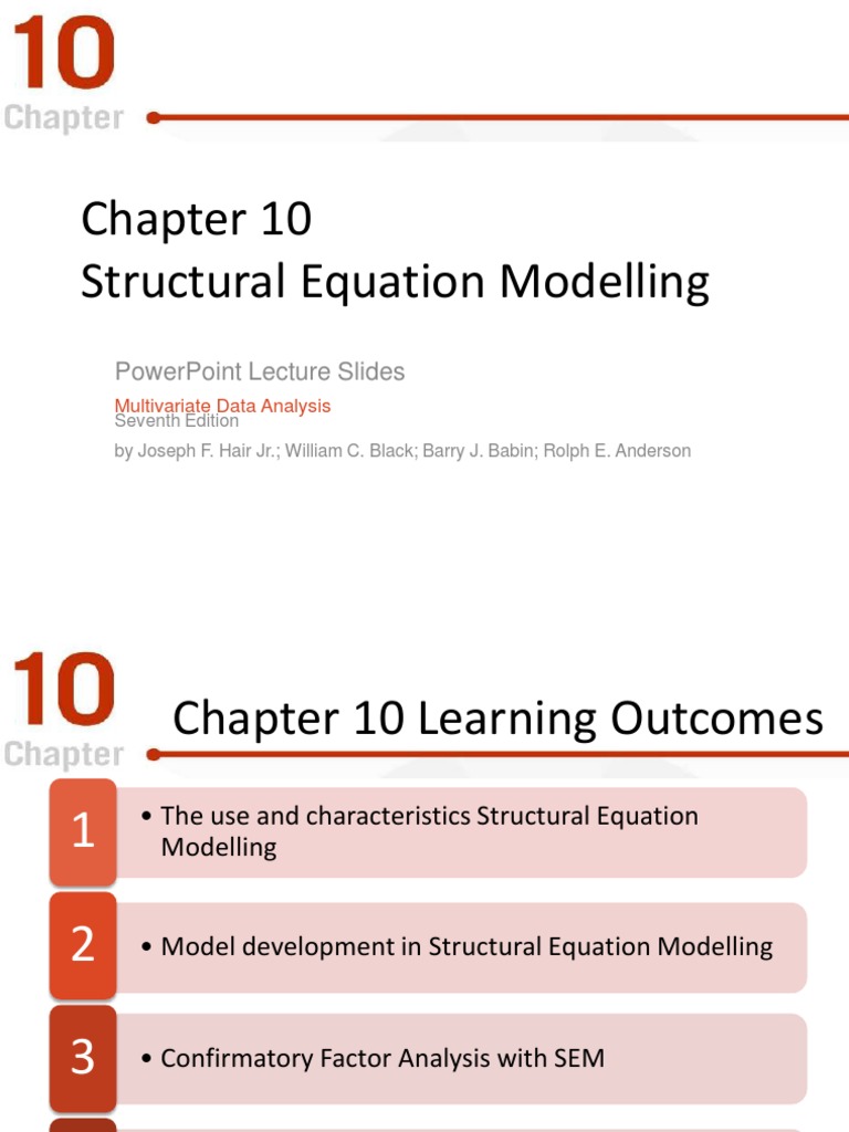Structural Equation Modelling: Powerpoint Lecture Slides | PDF ...