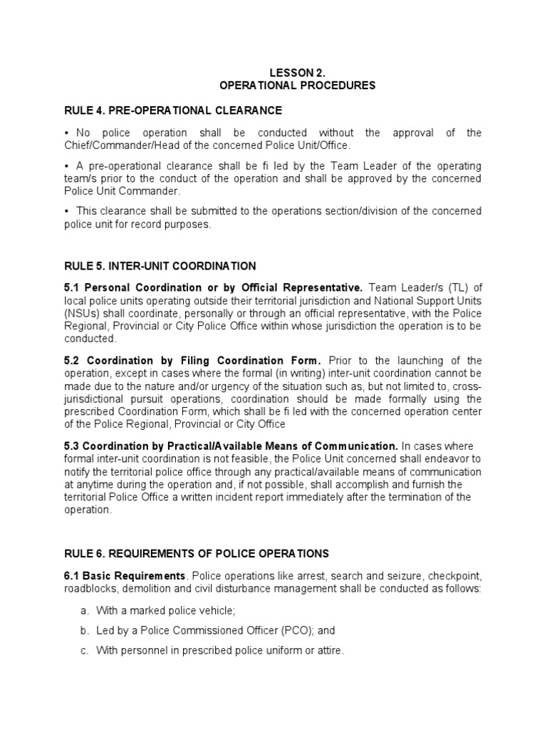 LEA 4 Lesson 2 | PDF | Police | Reasonable Suspicion