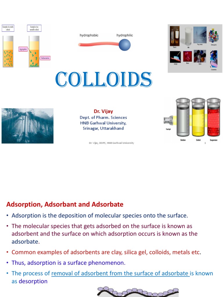 Adsorption, Adsorbant and Adsorbate | PDF | Adsorption | Condensed ...