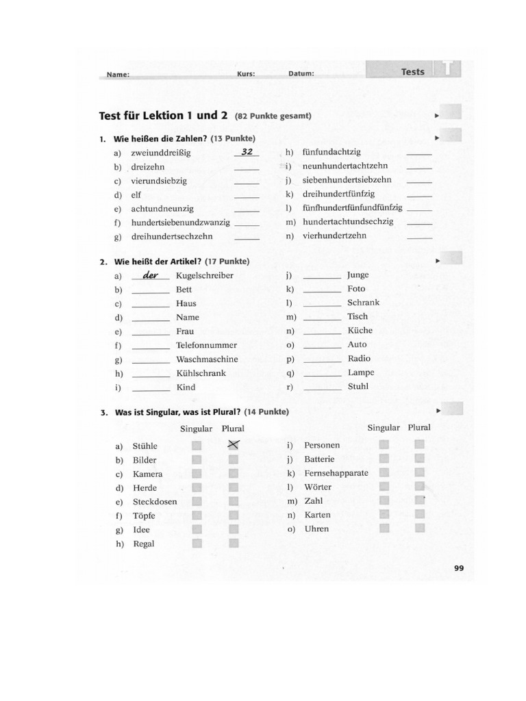 Themen Aktuell 1 Test | PDF