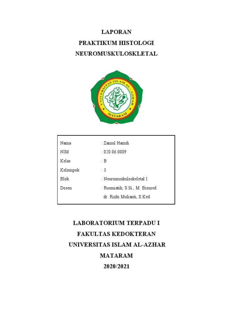 Zainul Hamdi - 020.06.0089 - B - 3 - Laporan Histo NMS1 | PDF